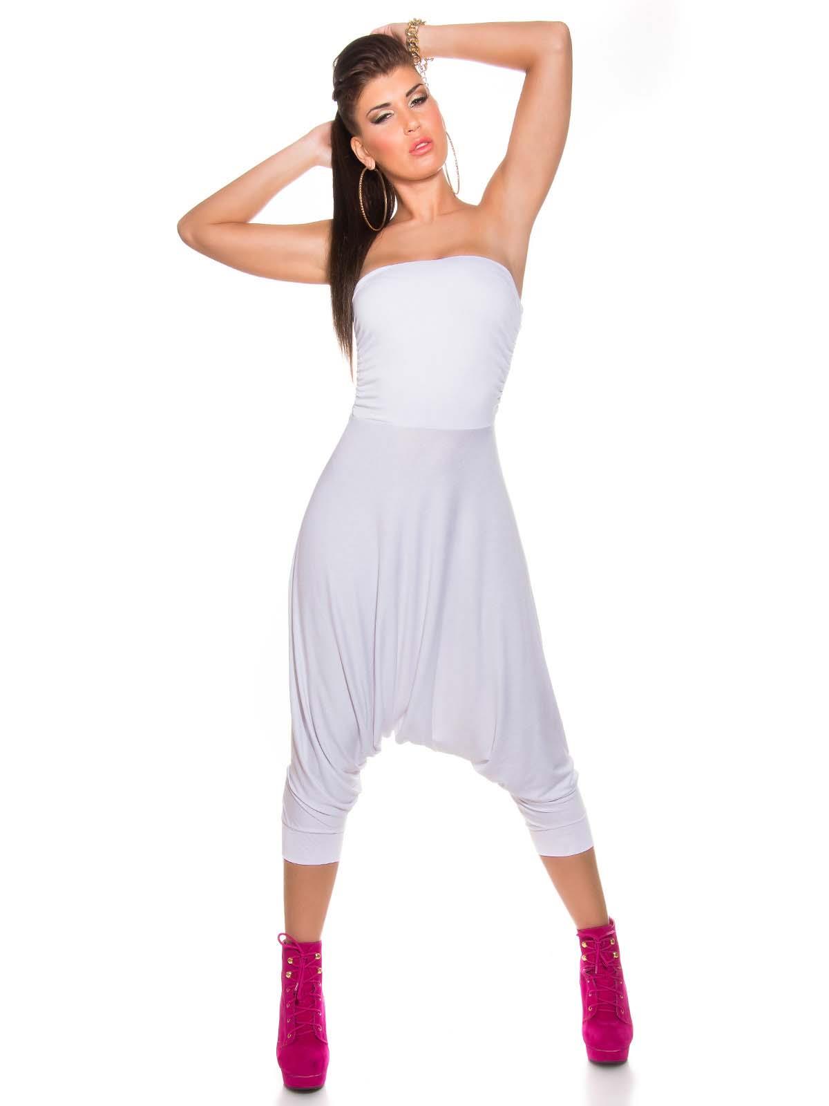 Tuta Corta Intera Donna Cavallo Basso Casual Jumpsuit In Viscosa