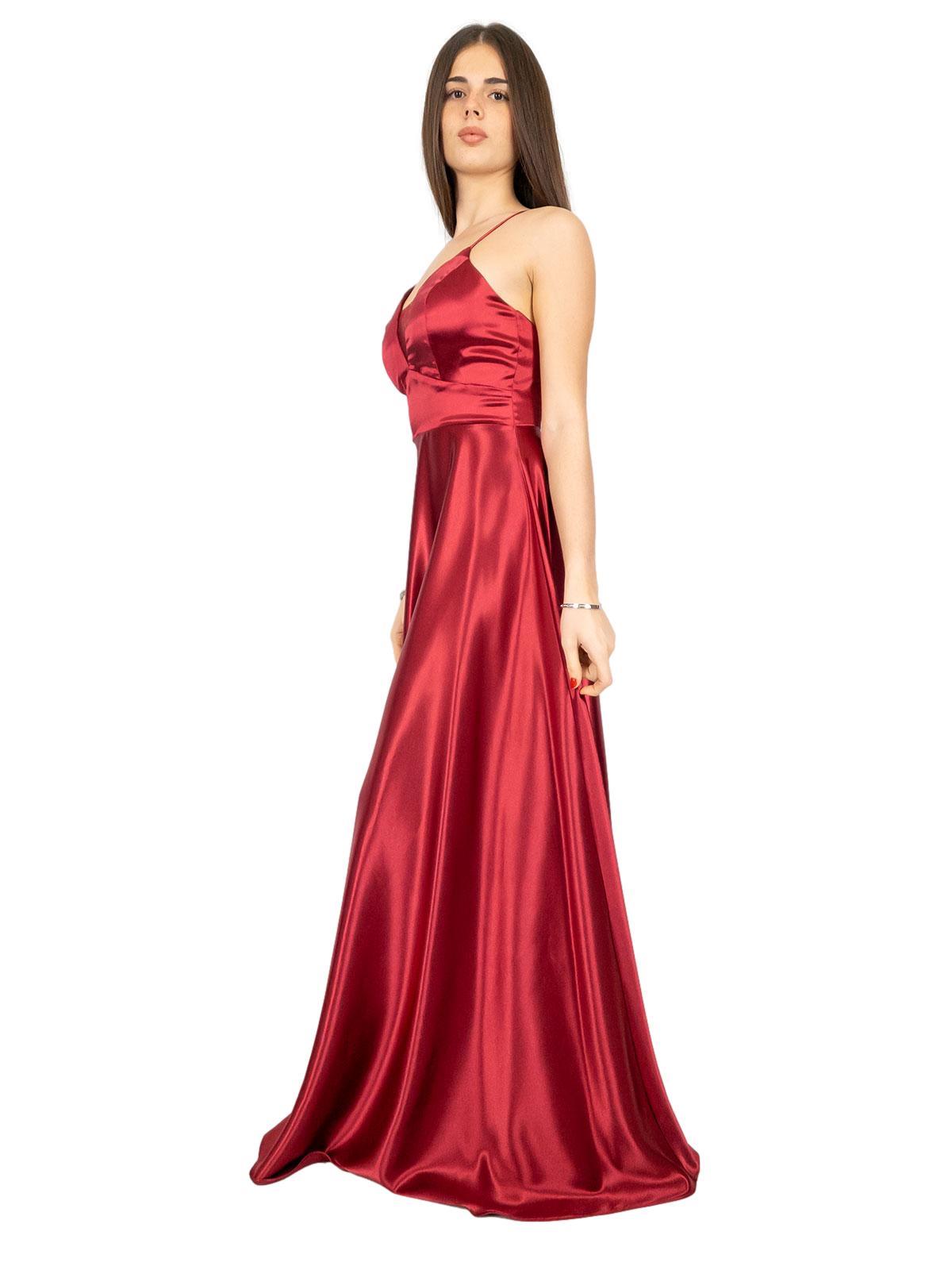 Abito Lungo Cerimonia Vestito Damigelle Elegante Diciottesimo